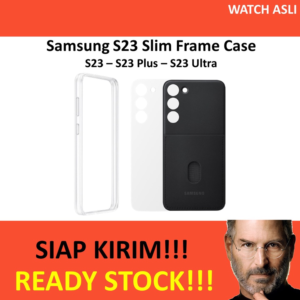 Jual Casing Samsung Galaxy S23 S23+ S23 Ultra Slim Frame Case Black ...