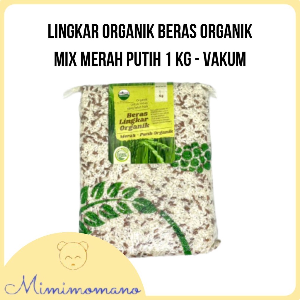 Jual Beras Mix Merah Putih 1 kg / Organic Red & White Rice 1kg ...