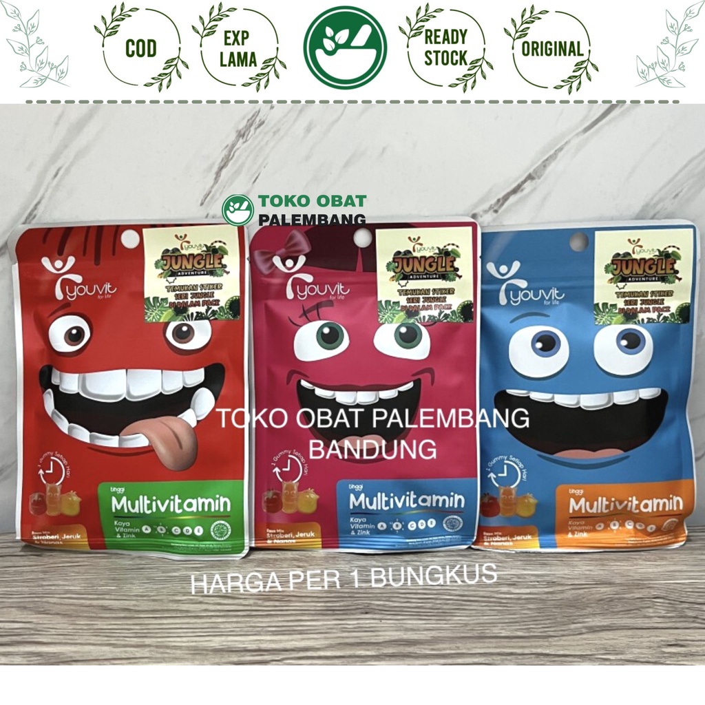 Jual YOUVIT MULTIVITAMIN ANAK RASA MIX 7 GUMMY YOUVIT KIDS 7 DAYS ...