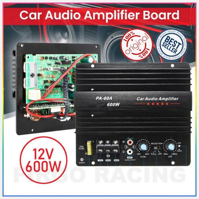 Jual New Kit Power Ampli Mobil Bass Subwoofer 600W 4 Ohm Mono 12V DC PA ...