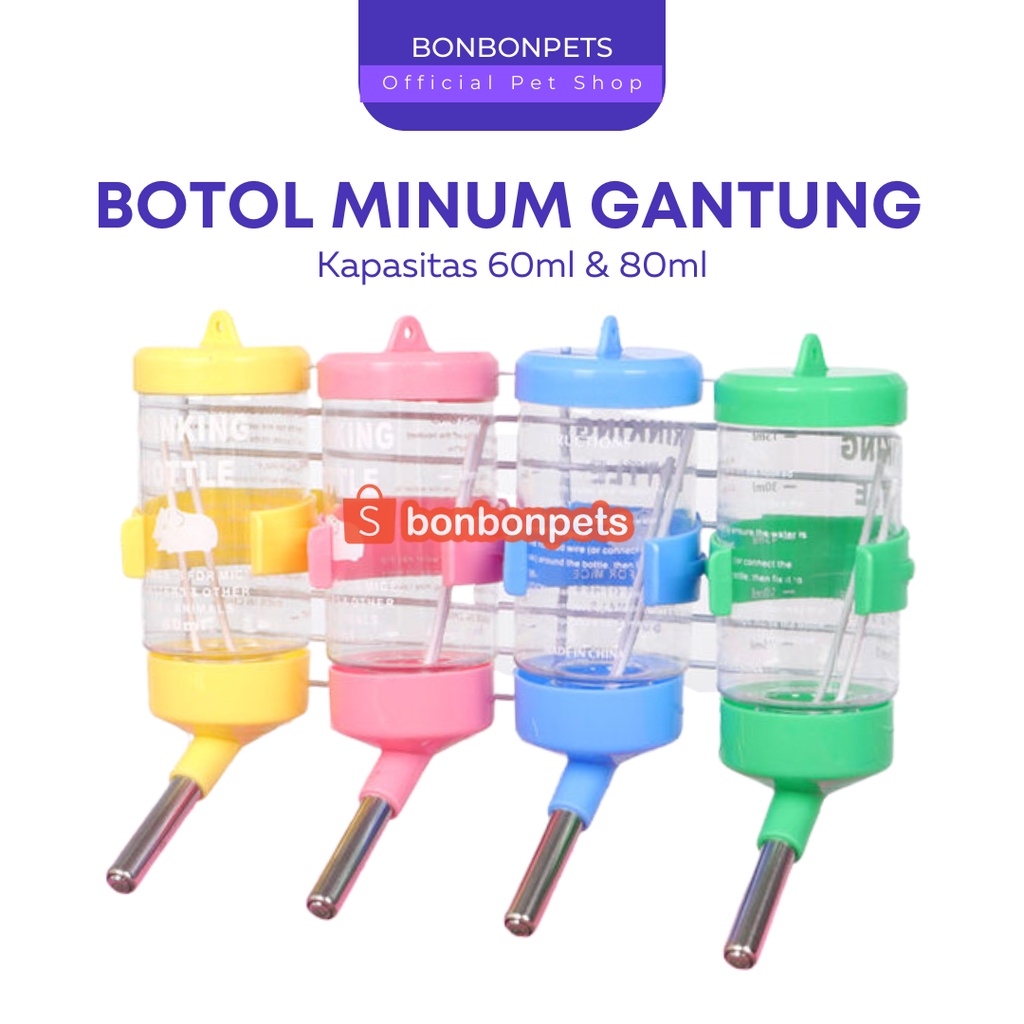 Jual Botol Minum Gantung Kandang Kucing Anjing Tempat Minum Gantung ...