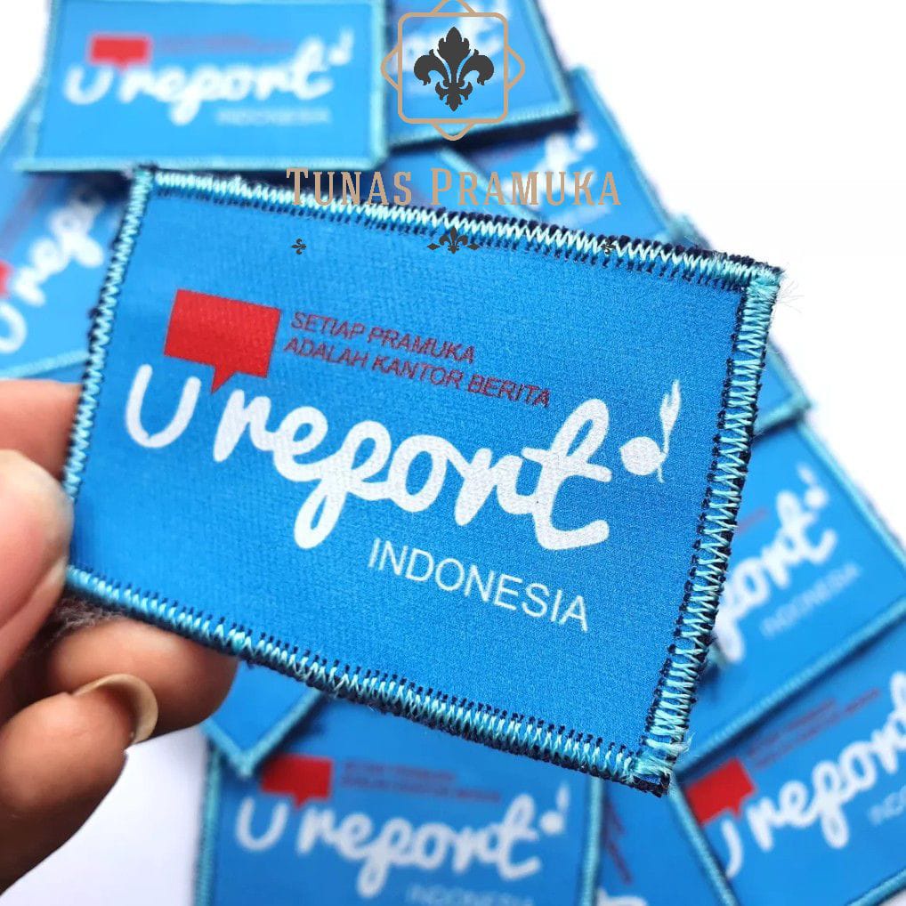 Jual Tiska U Report Pramuka DTF Lis Bordir | Shopee Indonesia