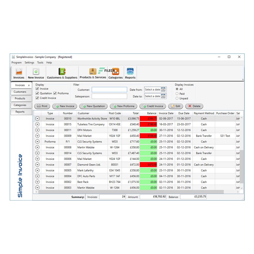 Jual SimpleSoft Simple Invoice Pro - Pembuatan Faktur dan Tagihan Sederhana untuk Bisnis Kecil ...