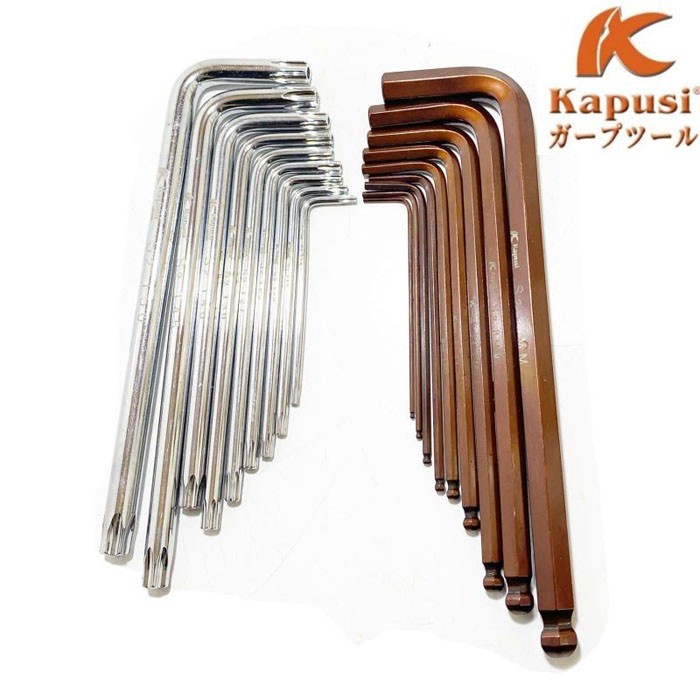Jual Kapusi Hex Key Set 18 Pcs Kunci L Hexagonal Bintang K-0420 ...