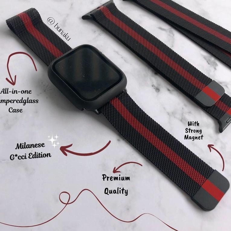 Jual TREN TERBARU Strap Apple Watch / SMARTWATCH Milanese Loop GC ...
