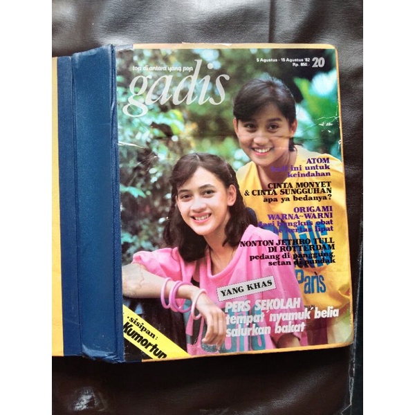 Jual majalah Jadul Majalah Bundel GADIS edisi agustus-desember 1982 majalah Bekas | Shopee Indonesia