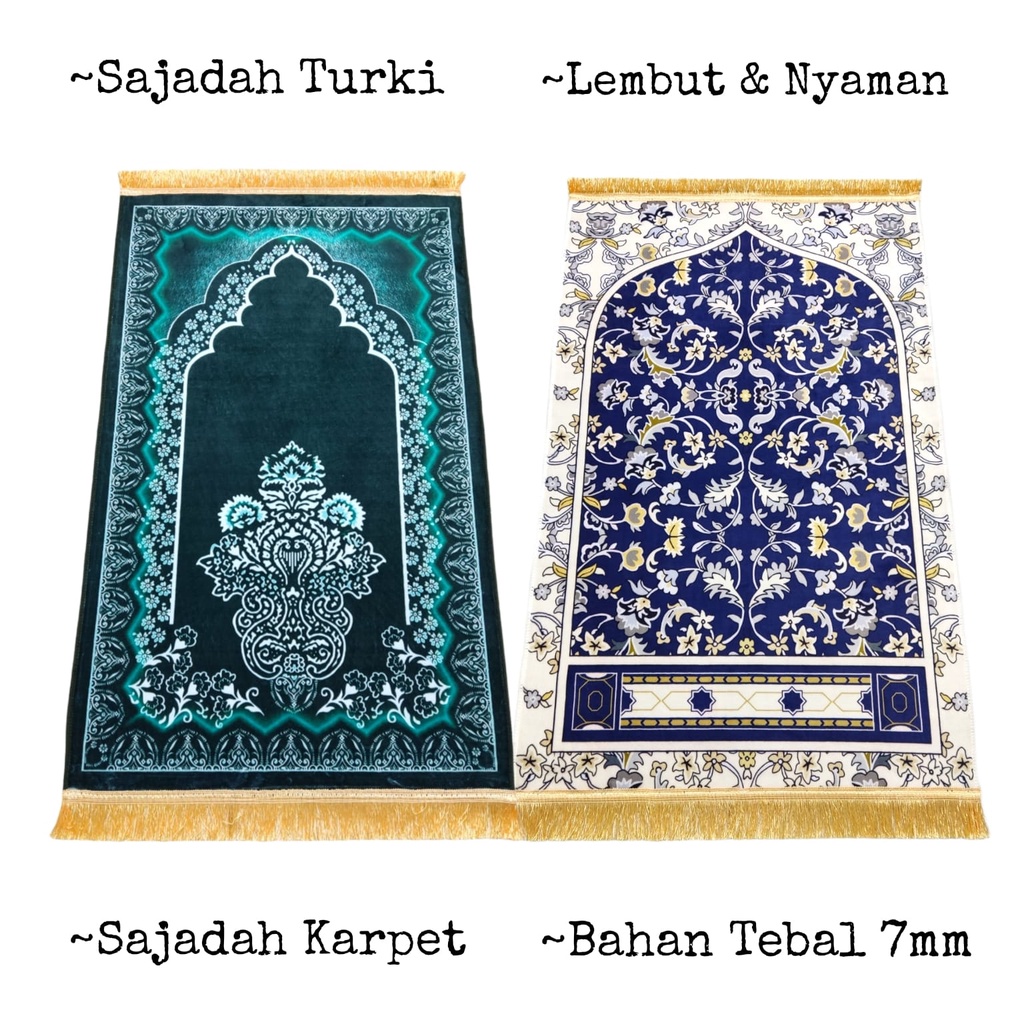 Jual [COD] Sajadah Turki Turkey Sajadah Tebal Sajadah Karpet Premium ...