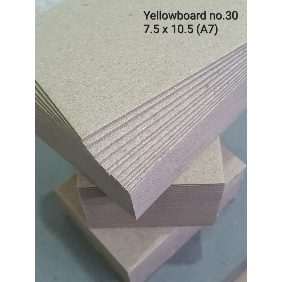 Jual Yellow board no.30 / bot karton hard board photocard - 7.5x10.5 ...