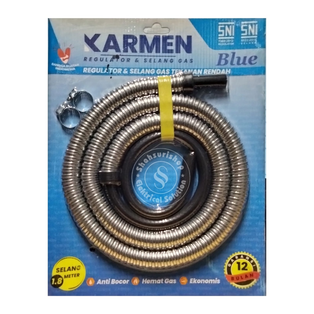 Jual KARMEN SELANG GAS HANYA SELANG GAS 1.8 METER 1,8 METER | Shopee ...