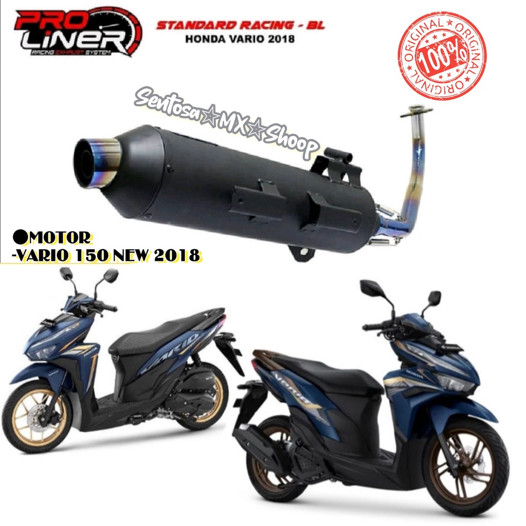 Jual ( PROLINER ) KNALPOT STANDART RACING / TSUKIGI LEHERAN STAINLESS ...