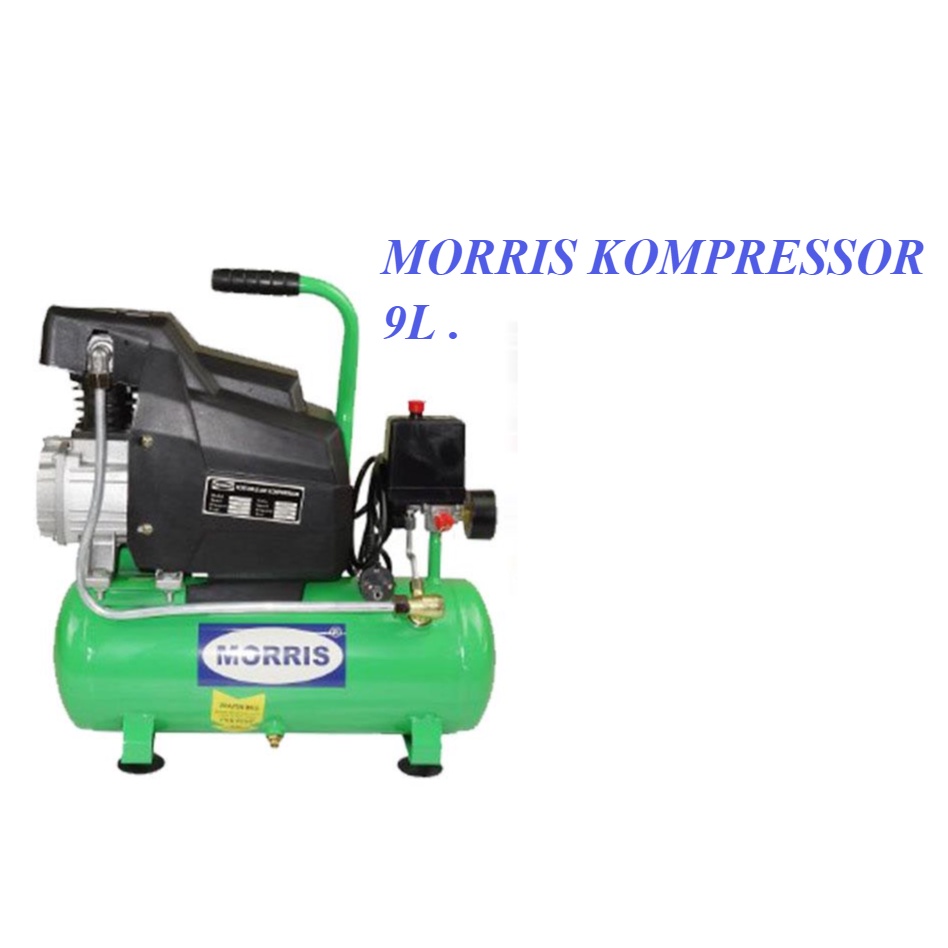 Jual Mesin Kompresor Angin Listrik MORRIS Direct Compressor 9L GARANSI ...