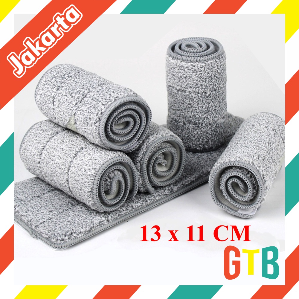 Jual GTB Refill Kain Pel Microfiber Kain Pel Ultra Mop 32 x 12 Cm Kain ...