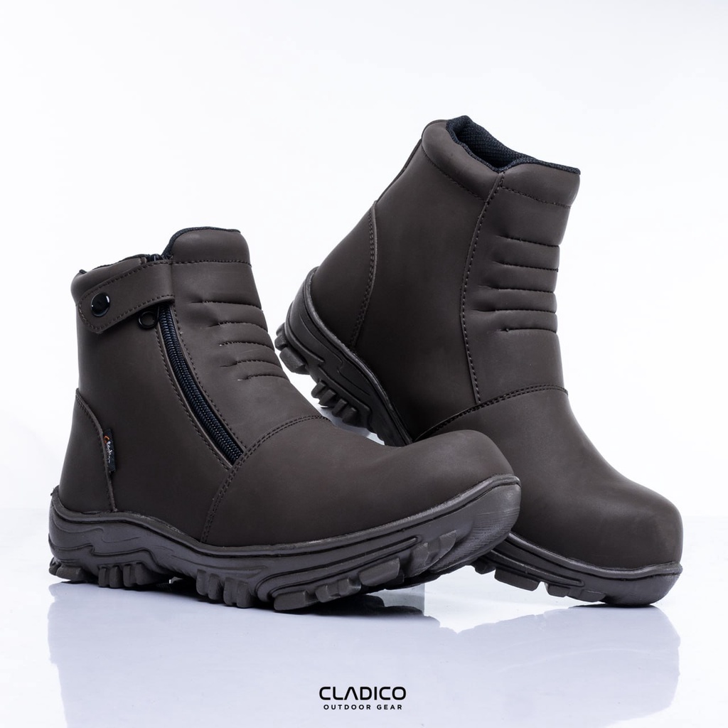 Jual Sepatu Bots Pria Cladico Faster Safety Shoes Tanpa Tali | Shopee ...