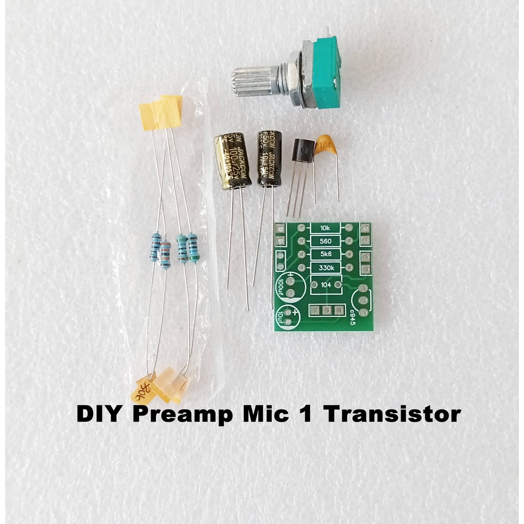 Jual DIY Preamp Mic 1 Transistor | Shopee Indonesia