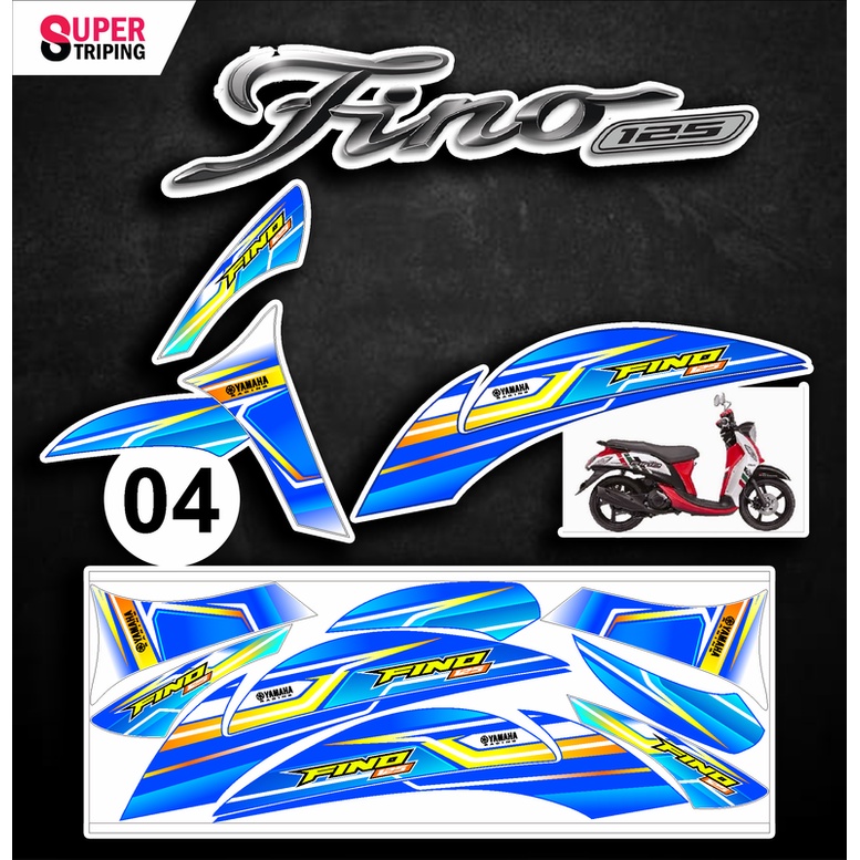 Jual STICKER FINO 125 Varian 04 - Desain Striping List Lis Stiker ...