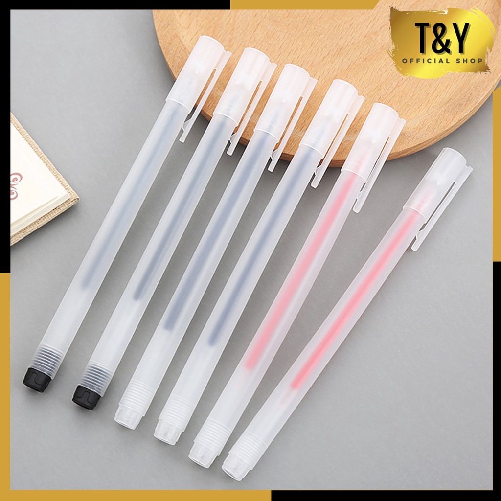Jual T&Y Pulpel Gel 0.5mm Pena Pulpen Bolpoin Tinta Gel Cair Pena ...