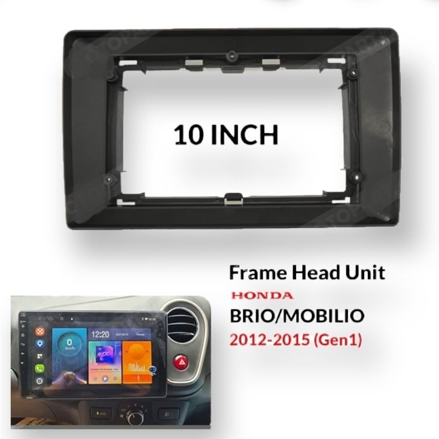Jual Frame 10 In Tape Head Unit Android Brio Mobilio 10 Inch 2012-2016 ...
