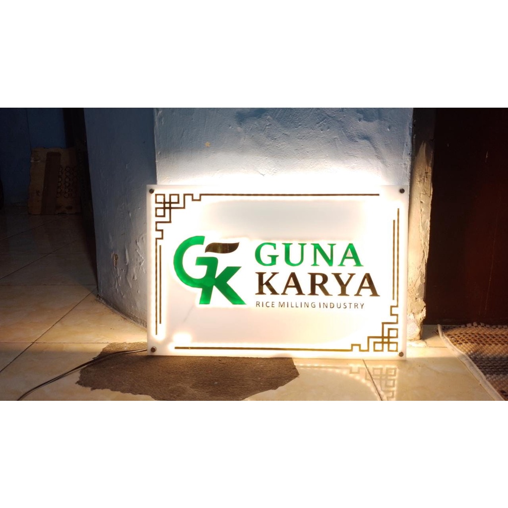 Jual Jual Papan Nama Led Papan Nama Custom Papan Nama Akrilik | Shopee ...