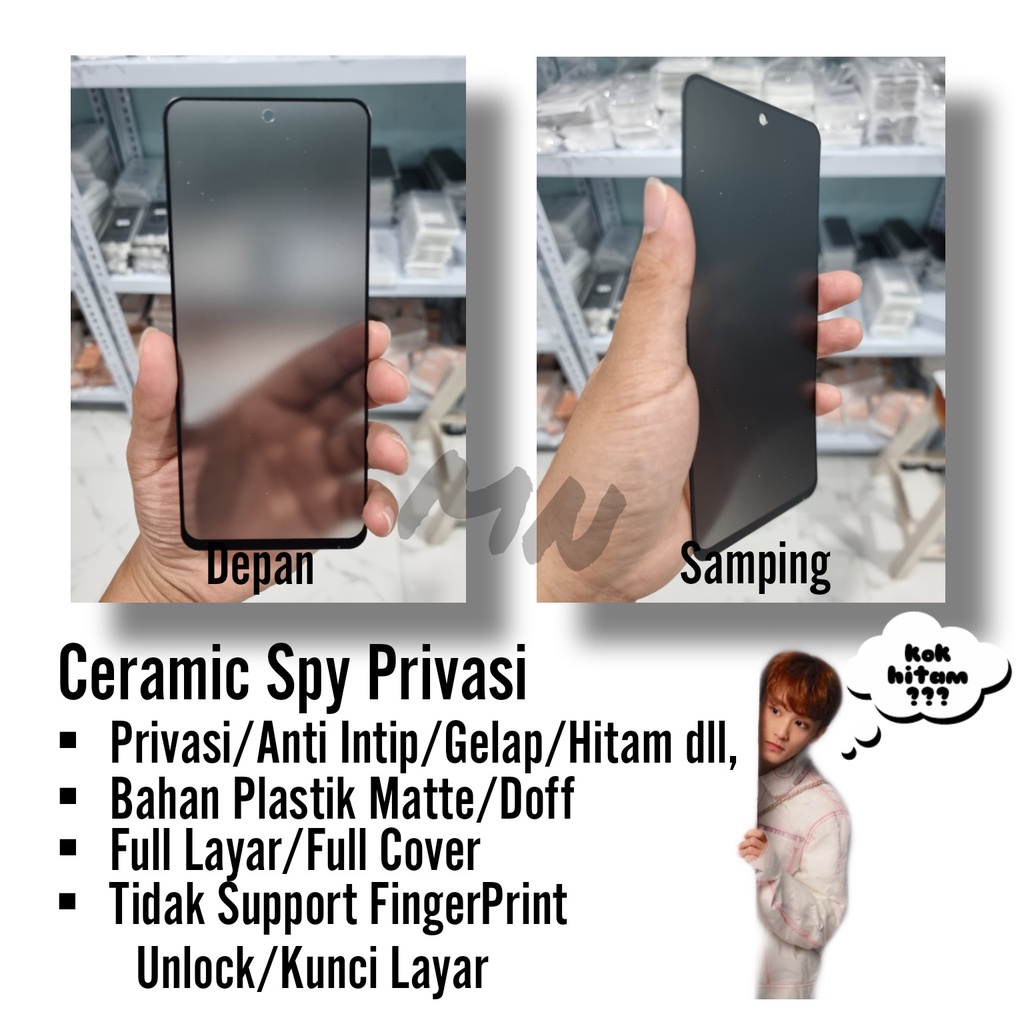 Jual [PRIVASI] SPY PRIVACY XIAOMI REDMI M6 A3 7 8 8A 9 9A 9C 9T POCO ...