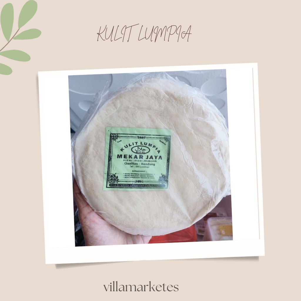Jual kulit lumpia 20 lembar per pack/Kulit lumpia bulat | Shopee Indonesia