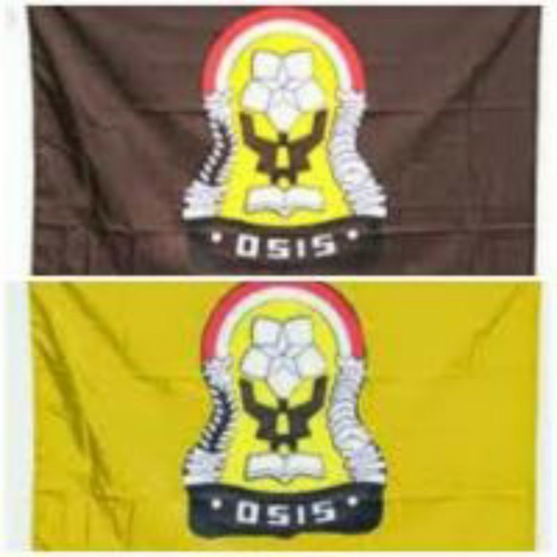 Jual bendera osis smp dan sma ukuran 80x120cm | Shopee Indonesia