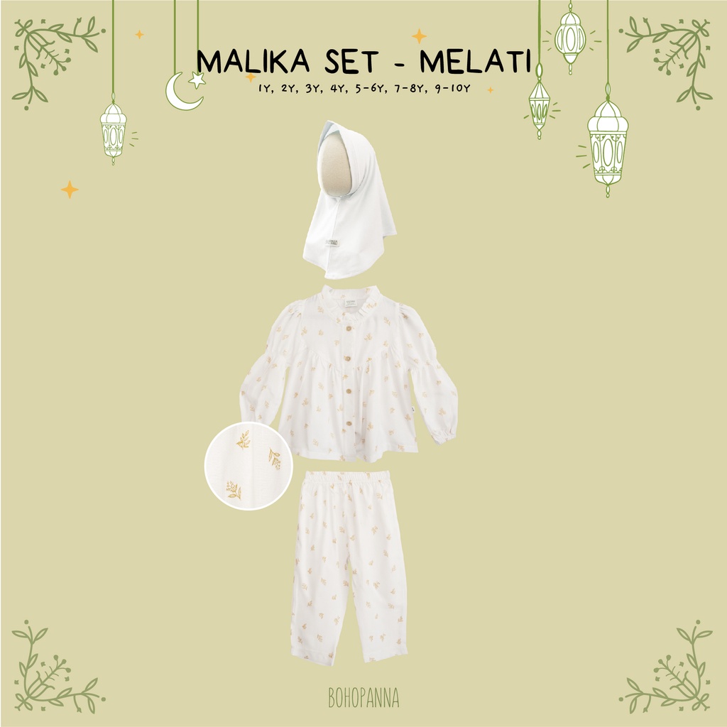 Jual BOHOPANNA - RAYA COLLECTION - MALIKA SET - Baju Muslim Anak - Baju Muslim Anak Perempuan ...