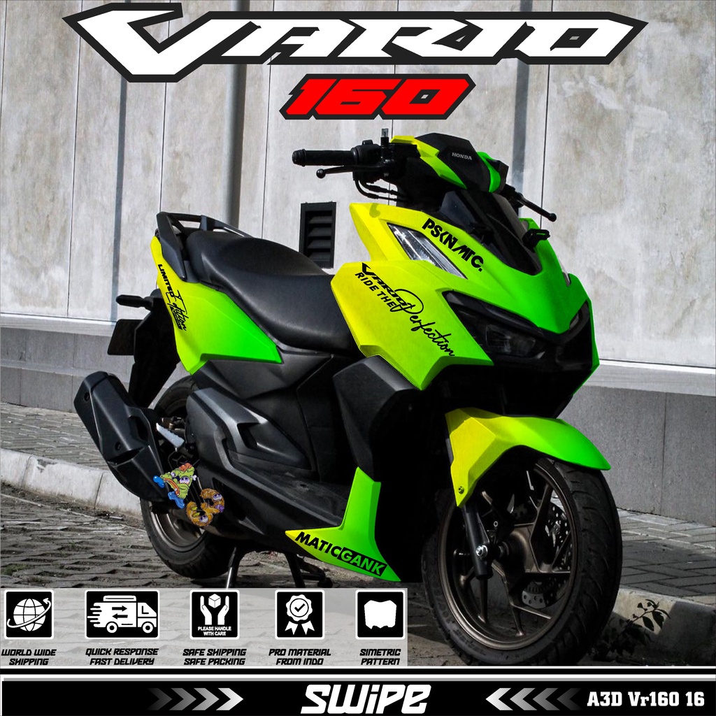 Jual Decal Sticker Vario 160 Fullbody New Decal Vario 160 Polos ...