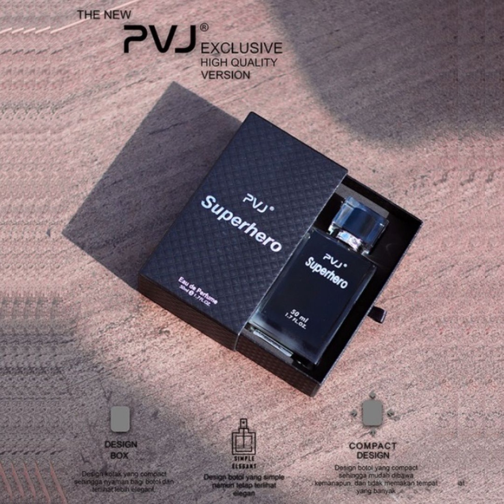 Jual PARFUM TERLARIS SUPERHERO - PVJ LIMITED EDITION- 50ML - PARFUMKU ...