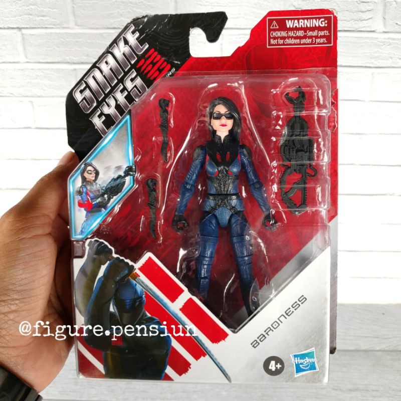 Jual HASBRO GI JOE BARONESS GIJOE SNAKE EYES ACTION FIGURE ORIGINAL ...