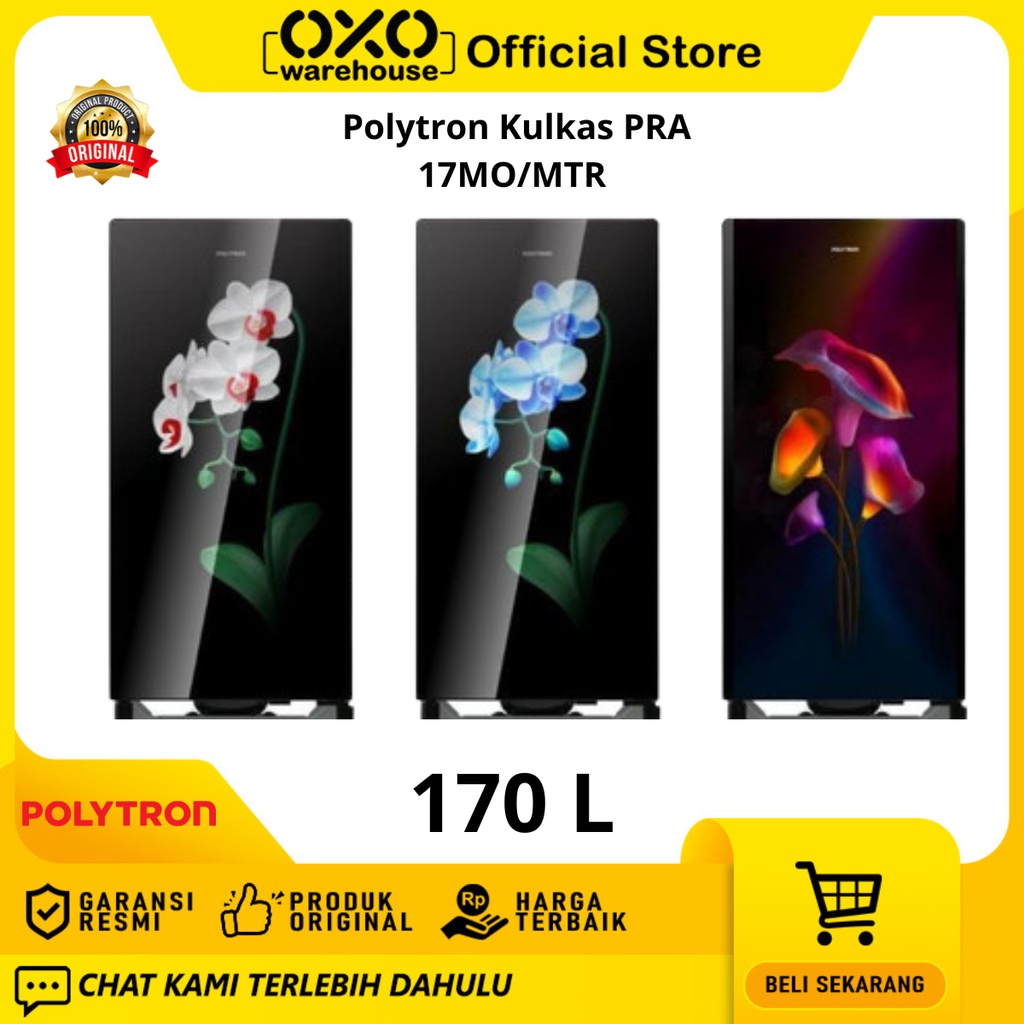 Jual Polytron Kulkas PRA-17 MO/MTR 1 Pintu 170 Liter Lemari Es ...