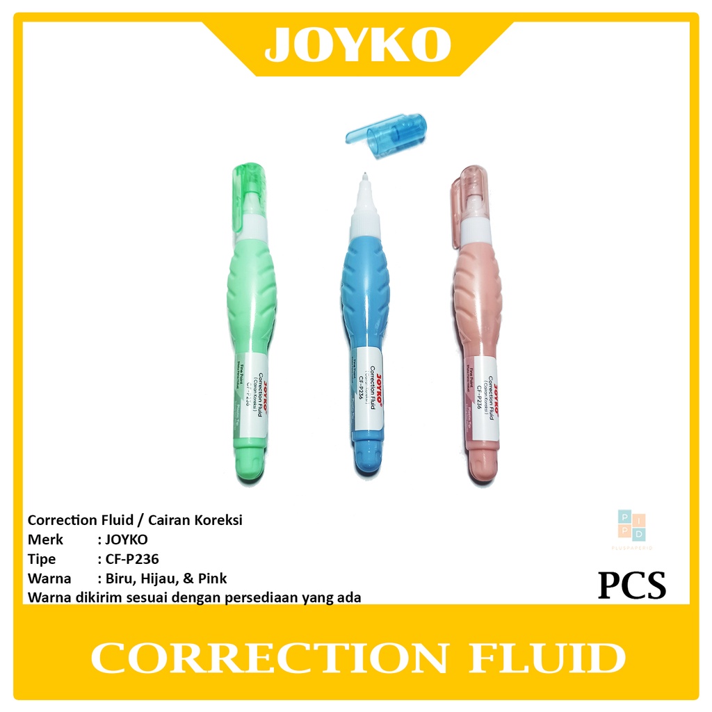 Jual JOYKO - Correction Fluid CF P236 Tip-Ex Cair- Pcs | Shopee Indonesia