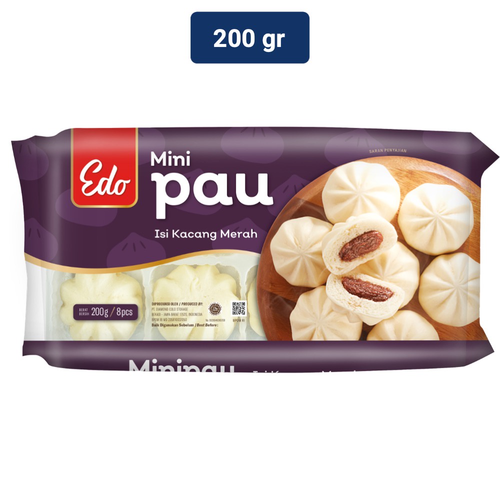 Jual Edo - Mini Pau isi Kacang Merah (200 gram) | Shopee Indonesia