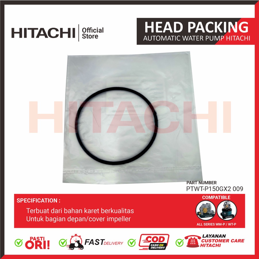 Jual Seal Pompa air Hitachi HEAD PACKING / SEAL O RING /SEAL CASING ...