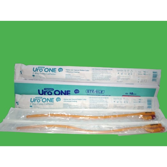 Jual URO ONE ONEMED SELANG CATHETER / SELANG KATETER URINE ECER ...