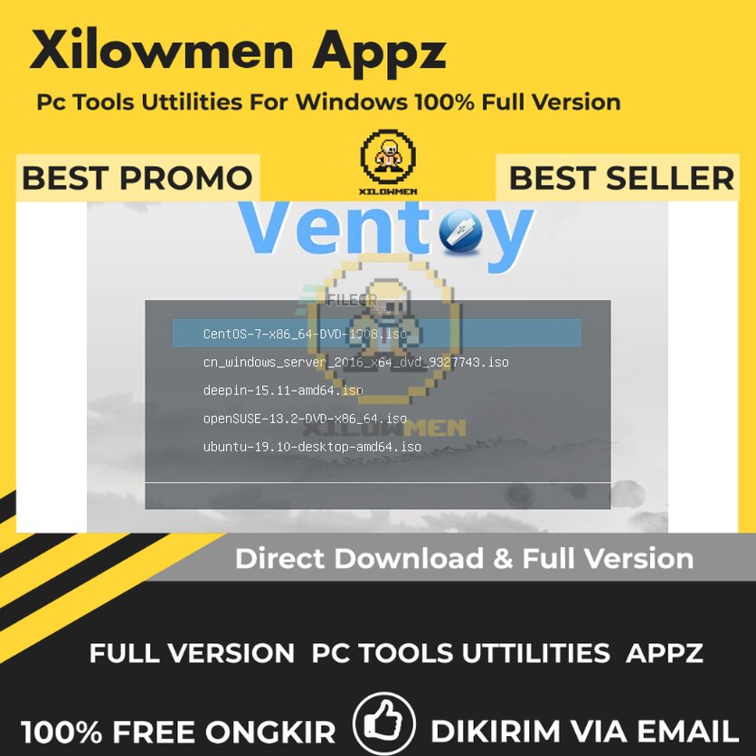 Jual [Full Version] Ventoy + Live CD Pro PC Tools Software Utilities ...