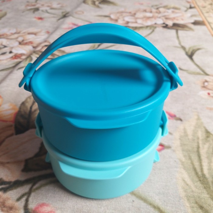 Jual Rantang Tupperware Rantang 2 Susun - Fun Click To Go - Rantang ...