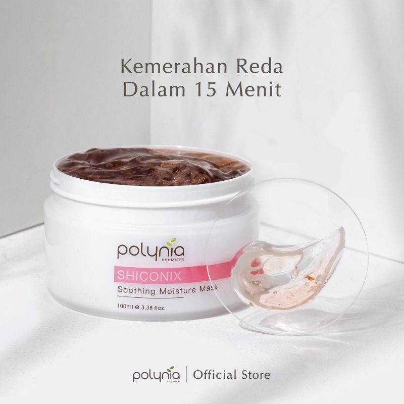 Jual (SHARE IN JAR) POLYNIA - Shiconix Soothing Moisture Mask (READY ...