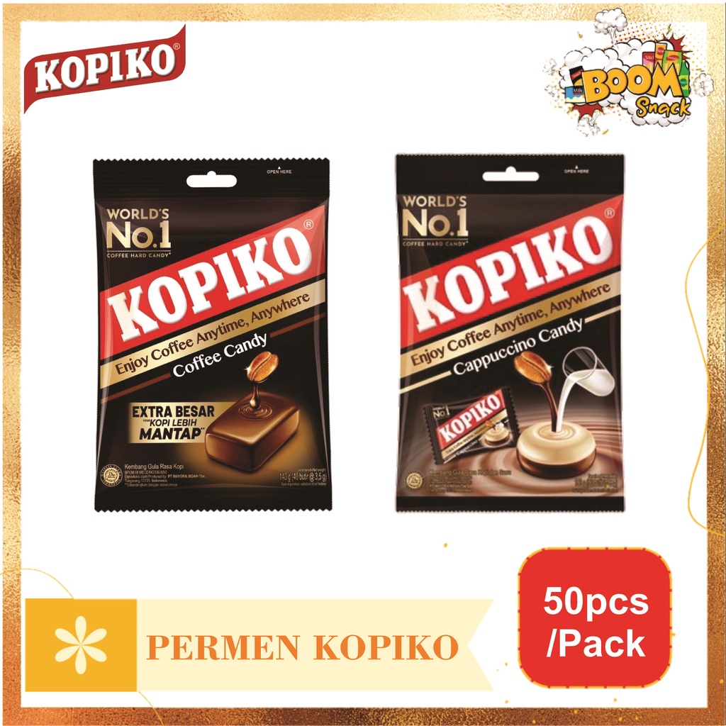 Jual PACK - Kopiko Coffee Candy isi 50pcs | Shopee Indonesia