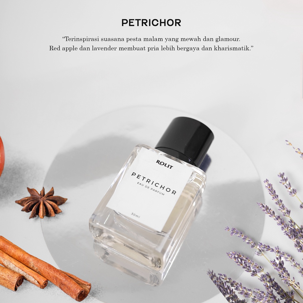 Jual Rolit Petrichor Parfum Pria Tahan Lama Wangi Segar EDP 30 ML ...