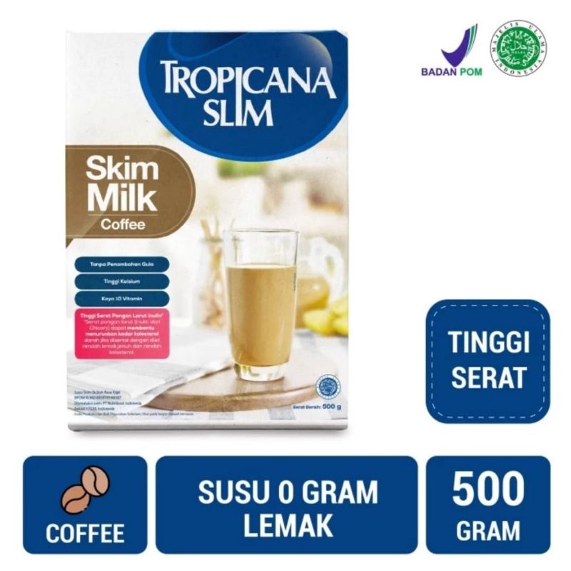 Jual Tropicana Slim Susu Skim Milk 500g 500gr 500gram 500 g gr gram 1000g 1000gr 1000 g gr gram ...