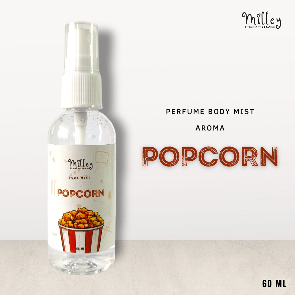 Jual Milley Perfume Body Mist 60ml Popcorn / Lolipop / Gellato ...