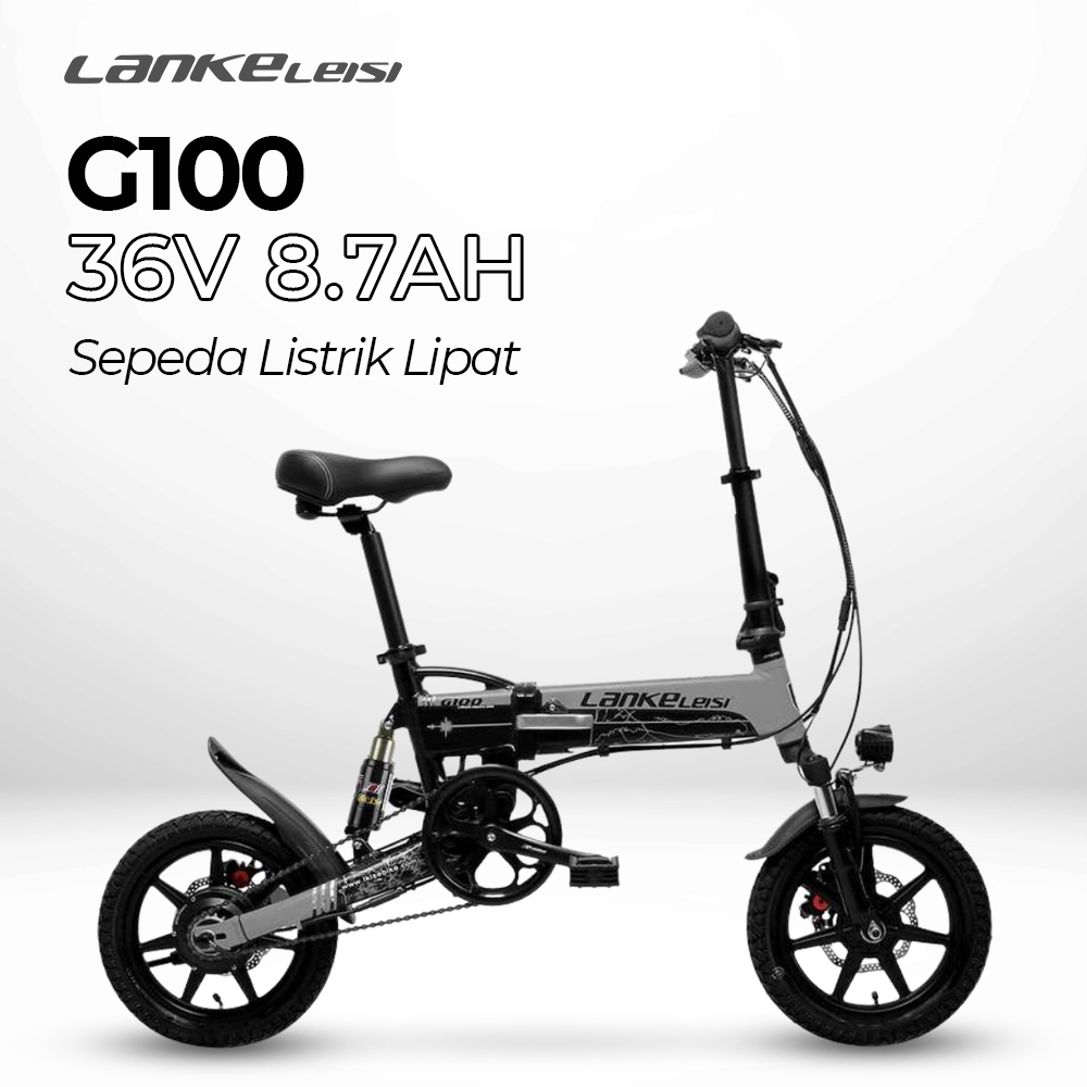 Jual Sepeda Elektrik Listrik Lipat Folding Smart Bike Moped 36V 8.7AH ...