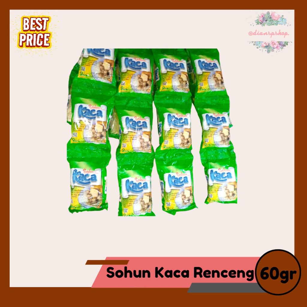 Jual Sohun Kaca Renceng / Soun Kaca Isi 5bungkus dalam 1 Renceng ...