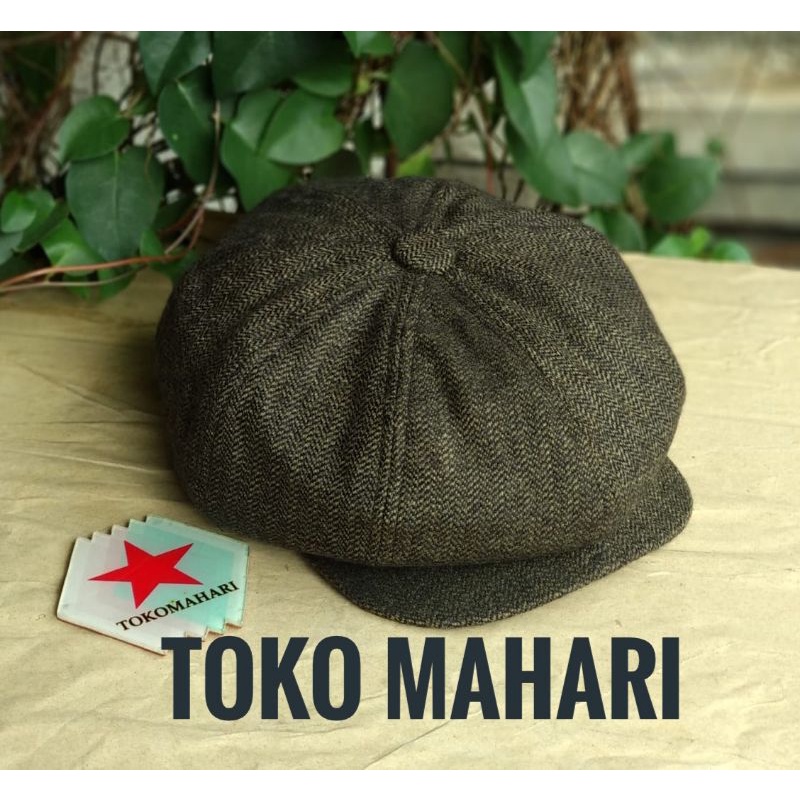Jual Newsboy cap / topi newsboy / topi thomas shelby peaky blinders ...