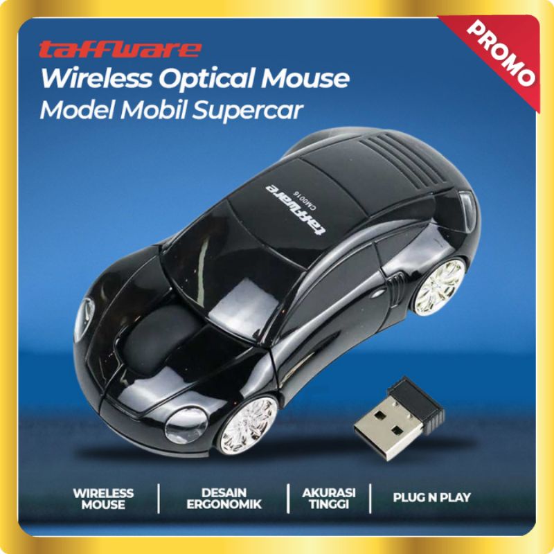 Jual Mouse Wireless Optical Bentuk Mobil | Shopee Indonesia