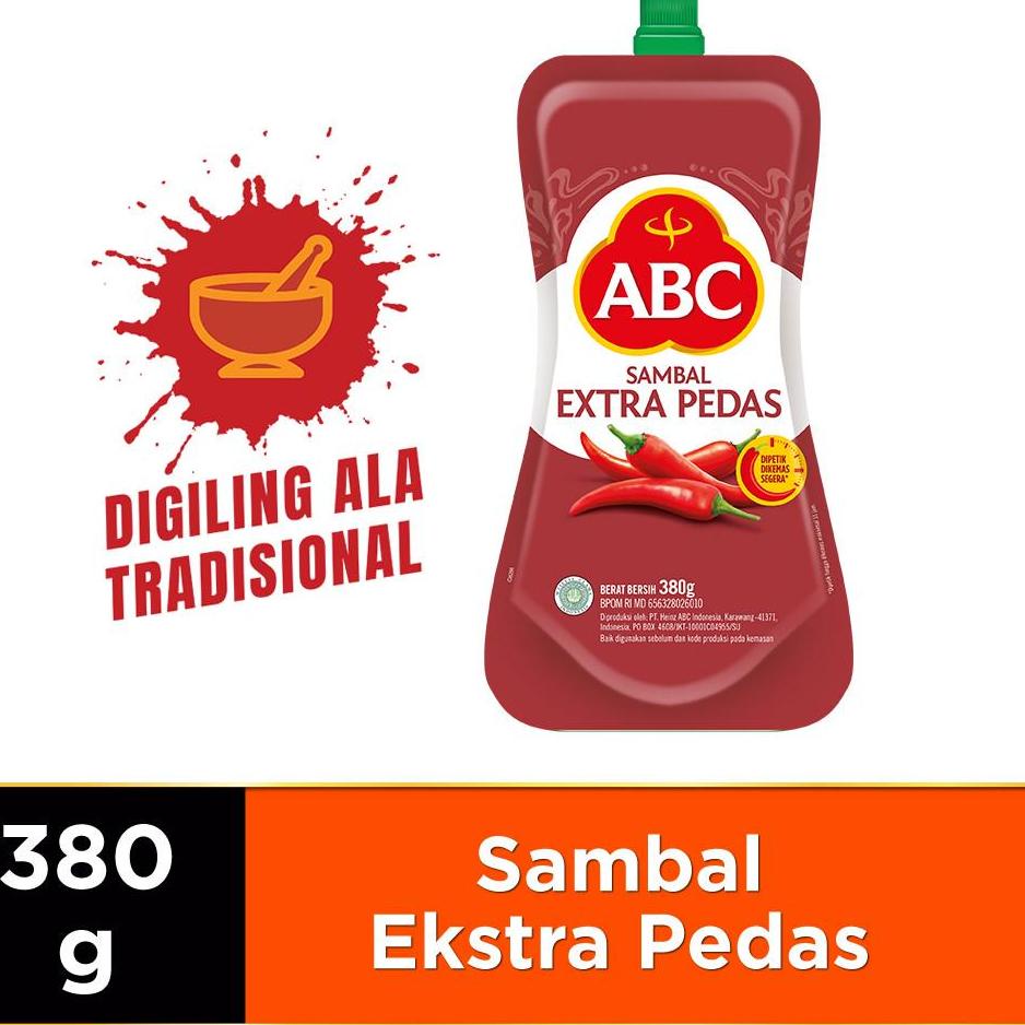 Jual E98 ABC Saus Sambal Extra Pedas 380 g HOT PRODUCT ん | Shopee Indonesia
