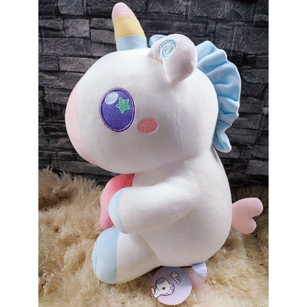 Jual BONEKA UNICORN GEMOY JUMBO BAHAN MONISO LEMBUT 60CM | Shopee Indonesia