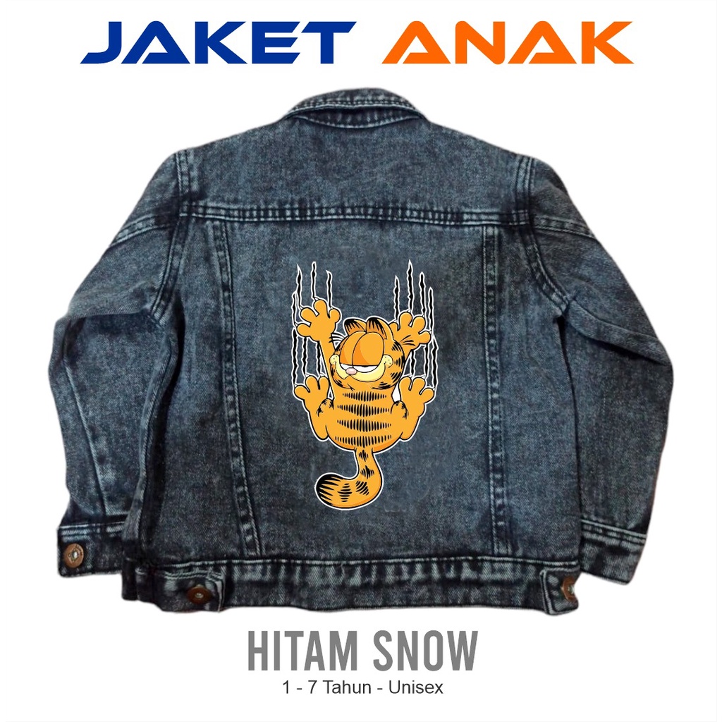 Jual JAKET JEANS ANAK MOTIF PRINTING USIA 2-7 TAHUN | BAHAN KAIN JEANS ...