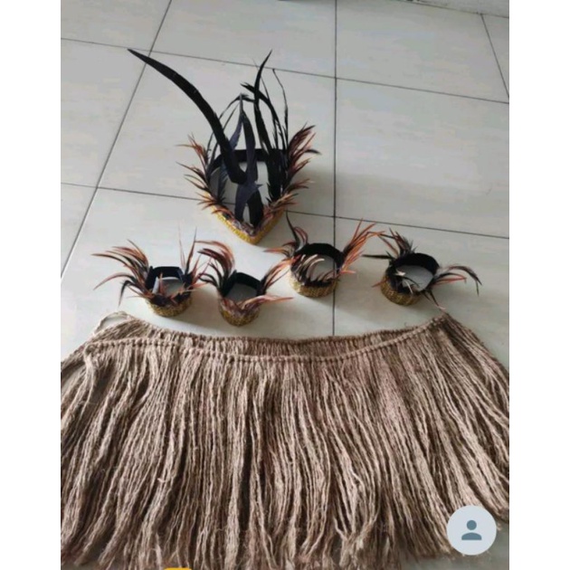 Jual BAJU ADAT PAPUA RUMBAI GONI DAN AKSESORIS | Shopee Indonesia