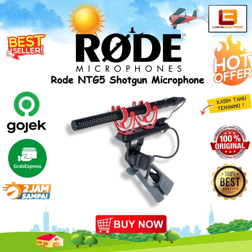 Jual Rode NTG5 Shotgun Microphone | Shopee Indonesia